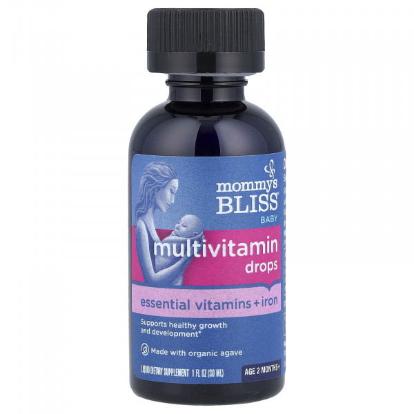 Mommy's Bliss, Baby Multivitamin Drops, Essential Vitamins + Iron, Age ...