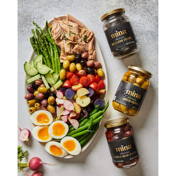 Mina Pitted Green Olives, Premium Handpicked and Naturally Cured ...